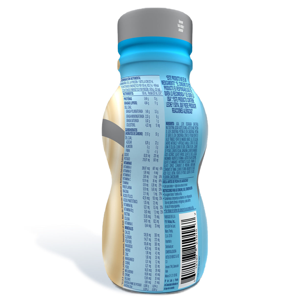 Enterex Plus Vainilla Liquido 237ml, caja con 16 botellas – Enterex México